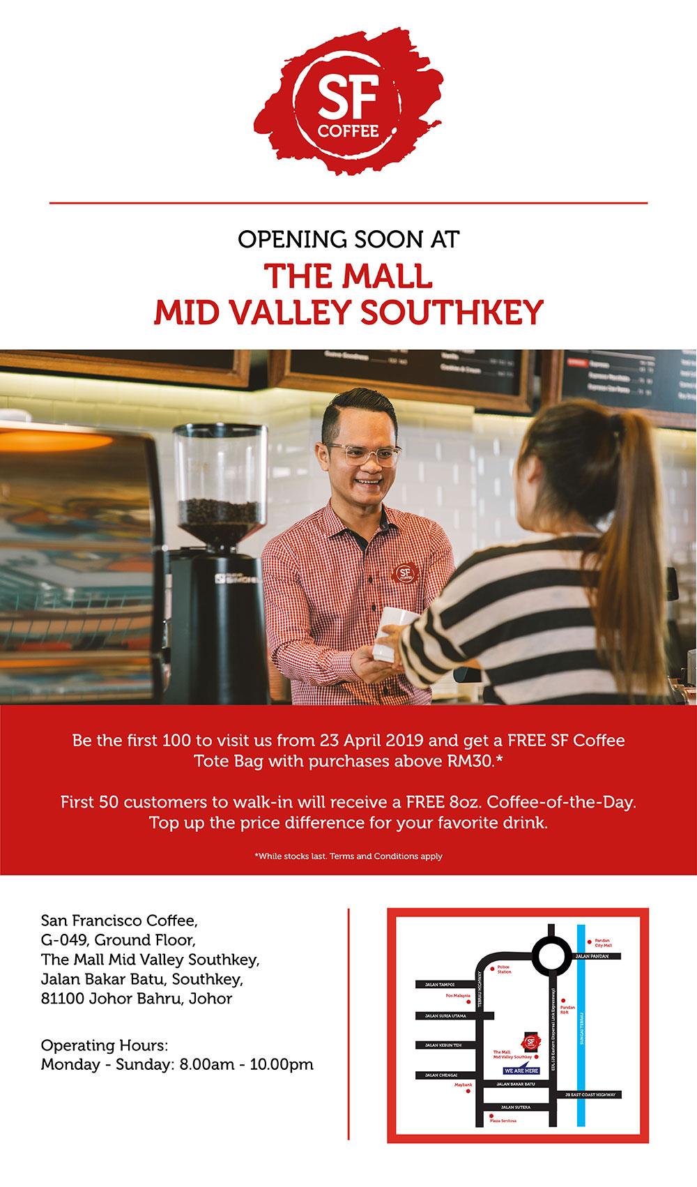 San Francisco Coffee Mid Valley